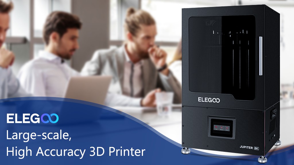 Elegoo Jupiter, la campagne Kickstarter de l'imprimante 3D MSLA 6K