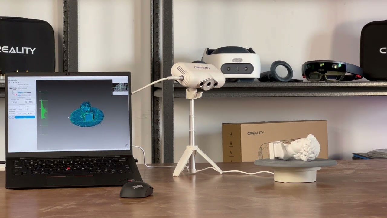 Tutoriel vidéo pour CR Studio, le logiciel Creality de scan 3D