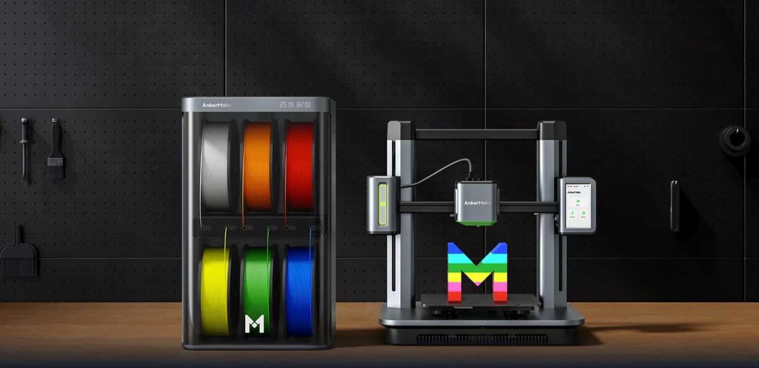AnkerMake V6 Color Engine : stockage filament et multi-couleur
