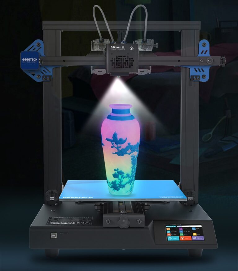 Geeetech Mizar M, présentation de l'imprimante 3D bicolore