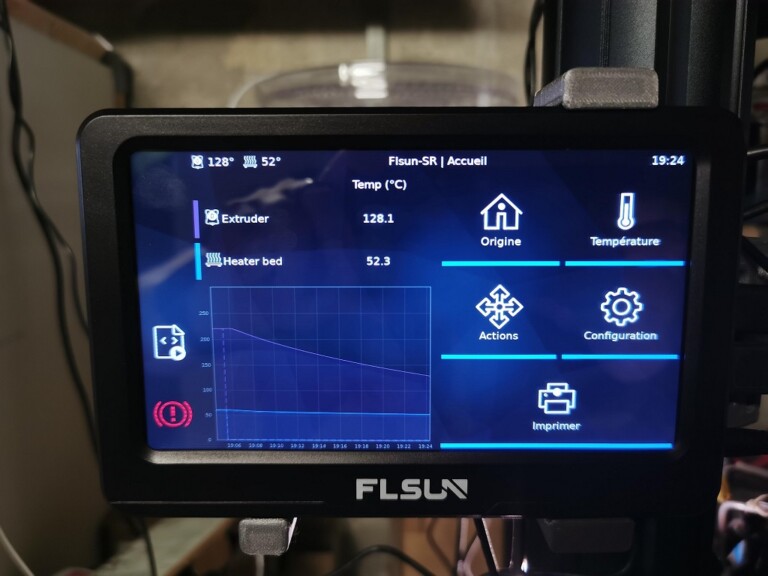 Test du Speeder Pad de Flsun (Klipper) et son Sensor kit ADXL345