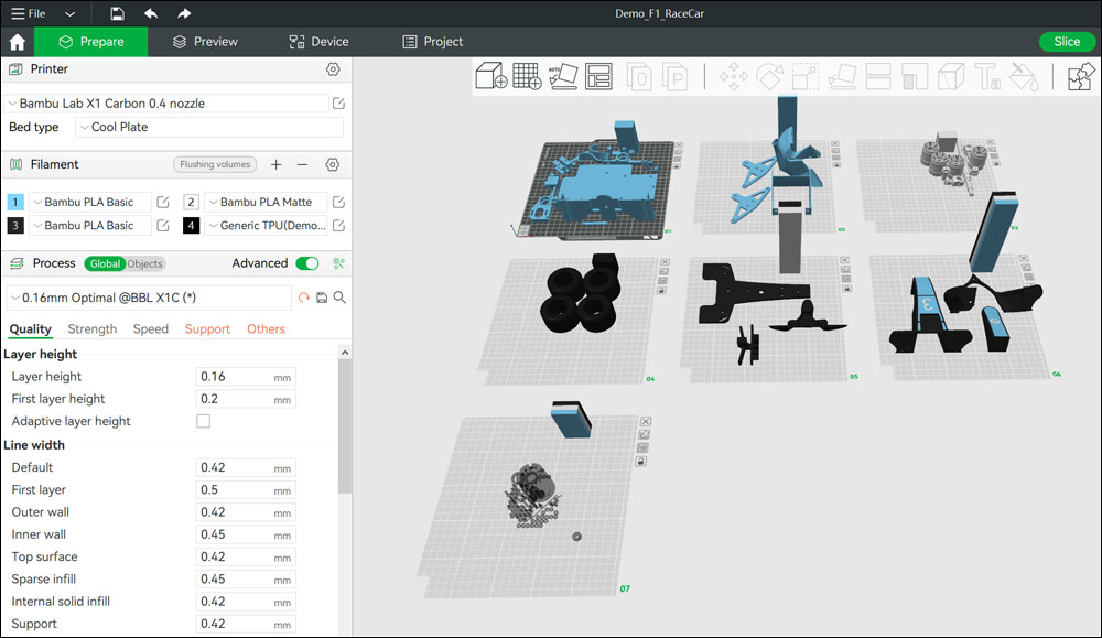 Bambu Studio : logiciel slicer pour imprimante 3D FDM