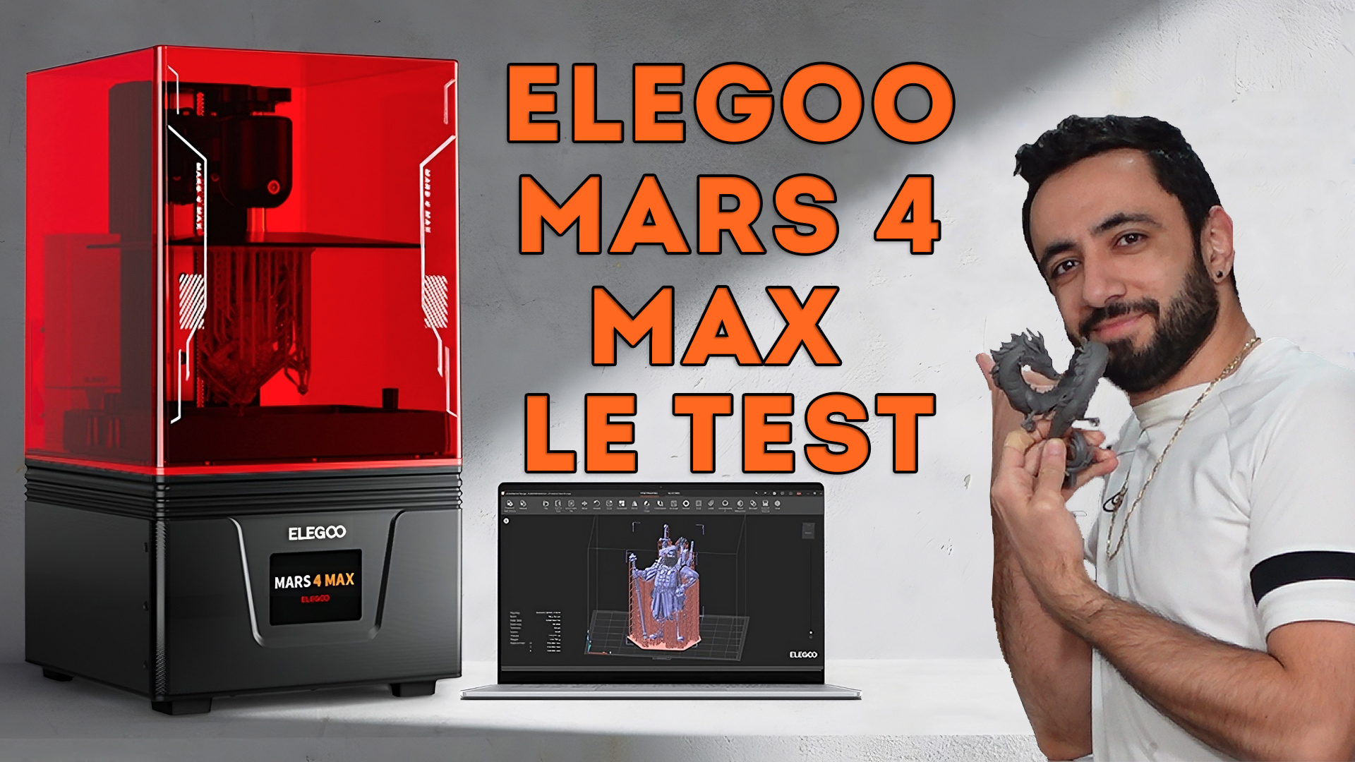 Test Elegoo Mars 4 Max 6K, la grande imprimante 3D résine