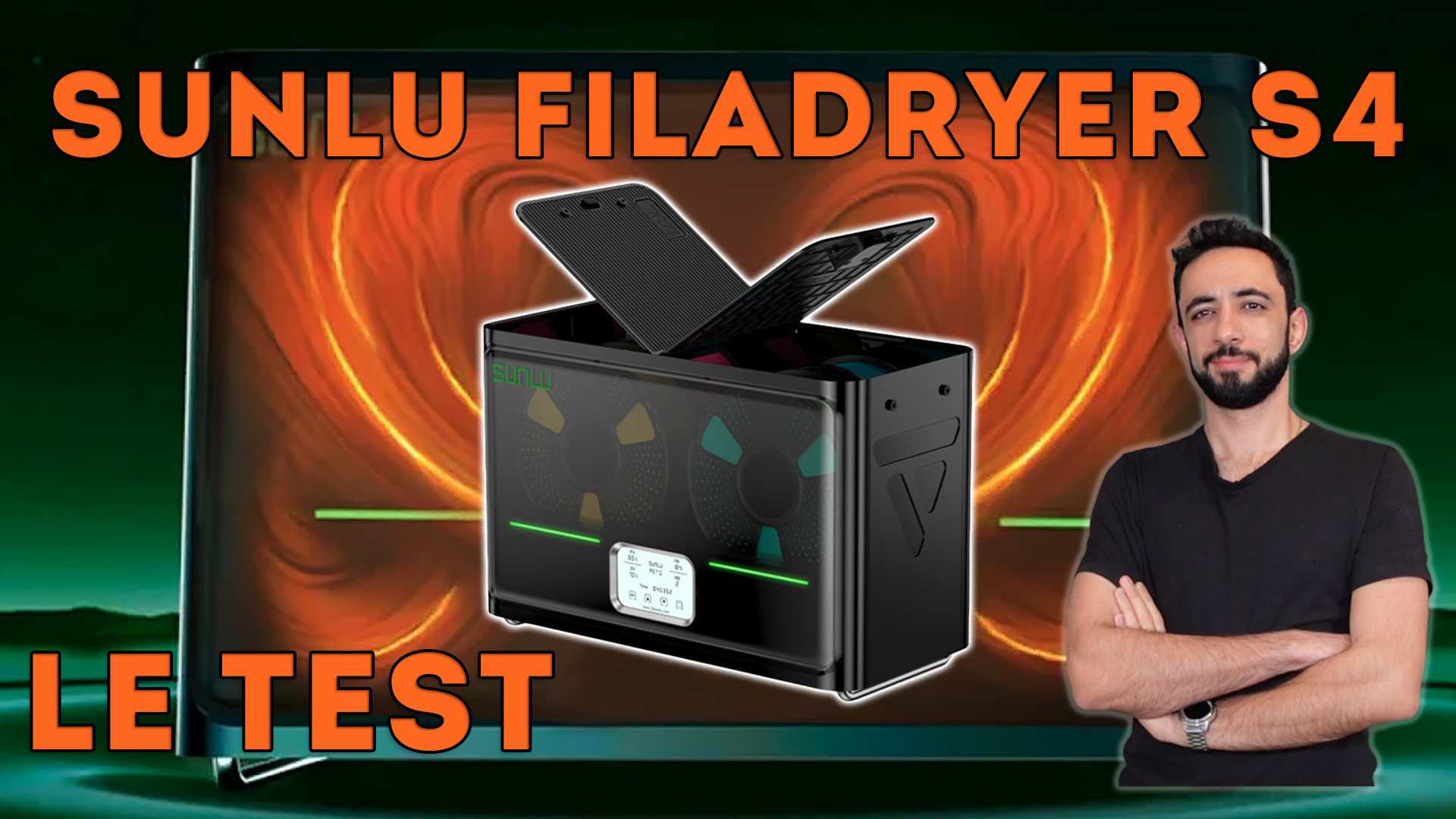 Sunlu FilaDryer S4, le test du sécheur de filament | Les Imprimantes 3D .fr