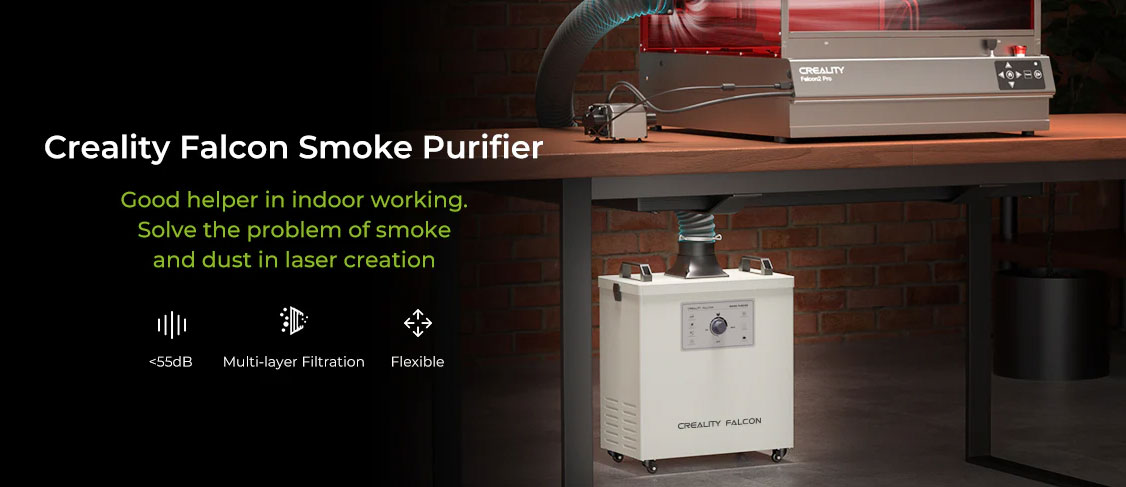 Creality Falcon Smoke Purifier : fiche technique, tutoriel, test et prix