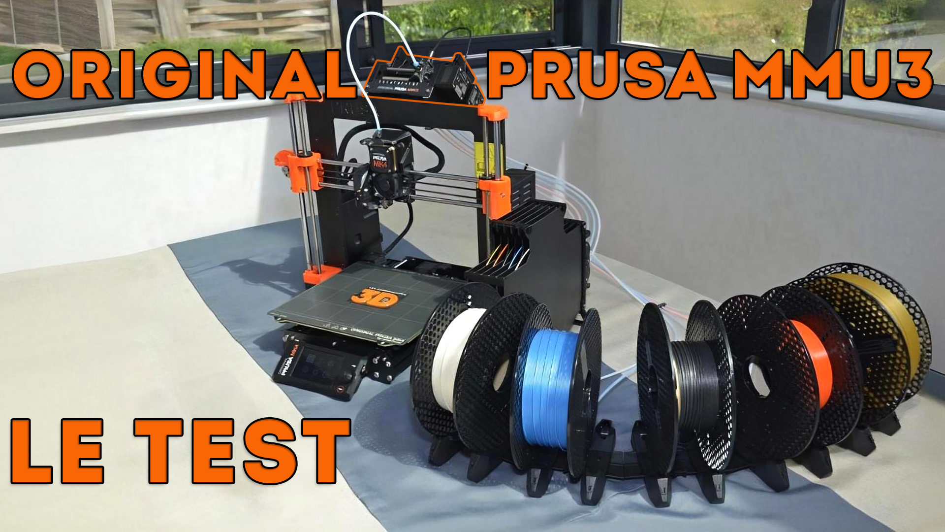 Test Prusa MMU3, le multi-couleurs pour Original Prusa MK4