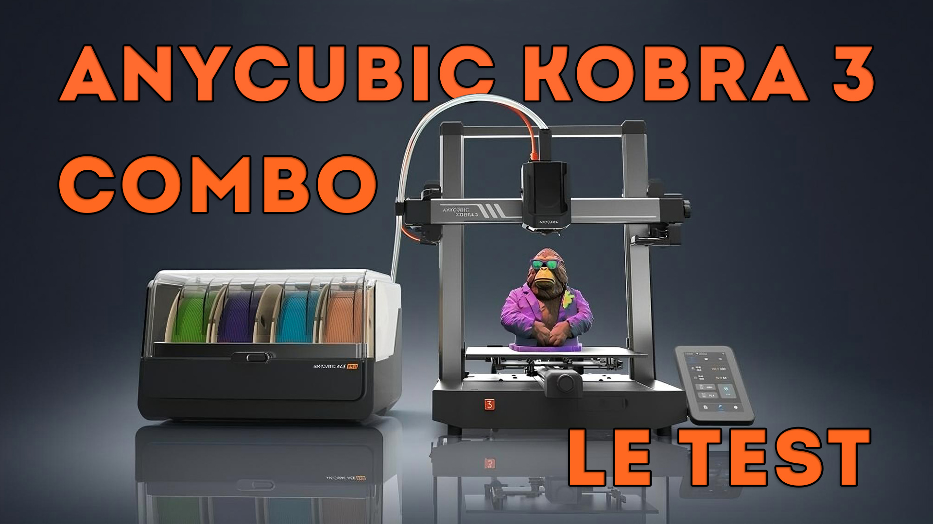 Test Anycubic Kobra 3 Combo et ACE Pro en multi-couleurs