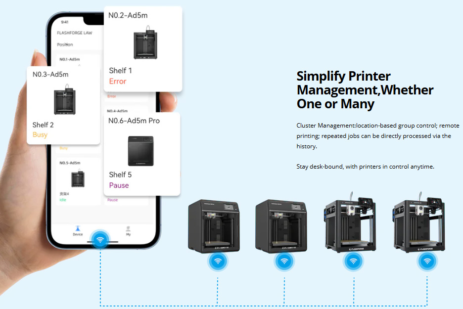 FlashForge Flash Maker : application mobile pour imprimante 3D