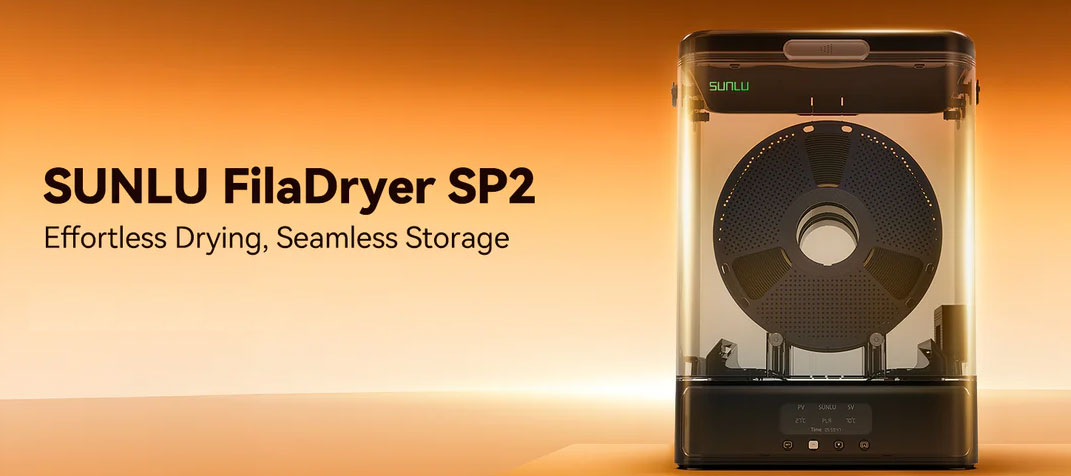 Sunlu FilaDryer SP2 : fiche technique, tutoriel, prix sécheur filament